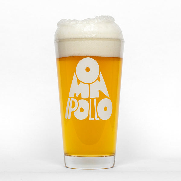 Omnipollo® logo glass – Omnipollo Vending Machine