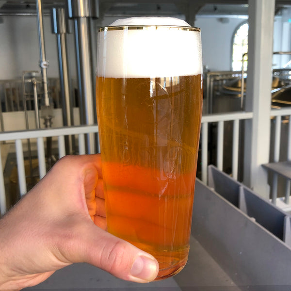 Large Omnipollo® pint gold rim glass – Omnipollo Vending Machine