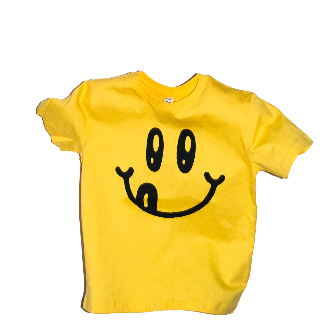 Noa Smiley yellow kid t-shirt – Omnipollo Vending Machine